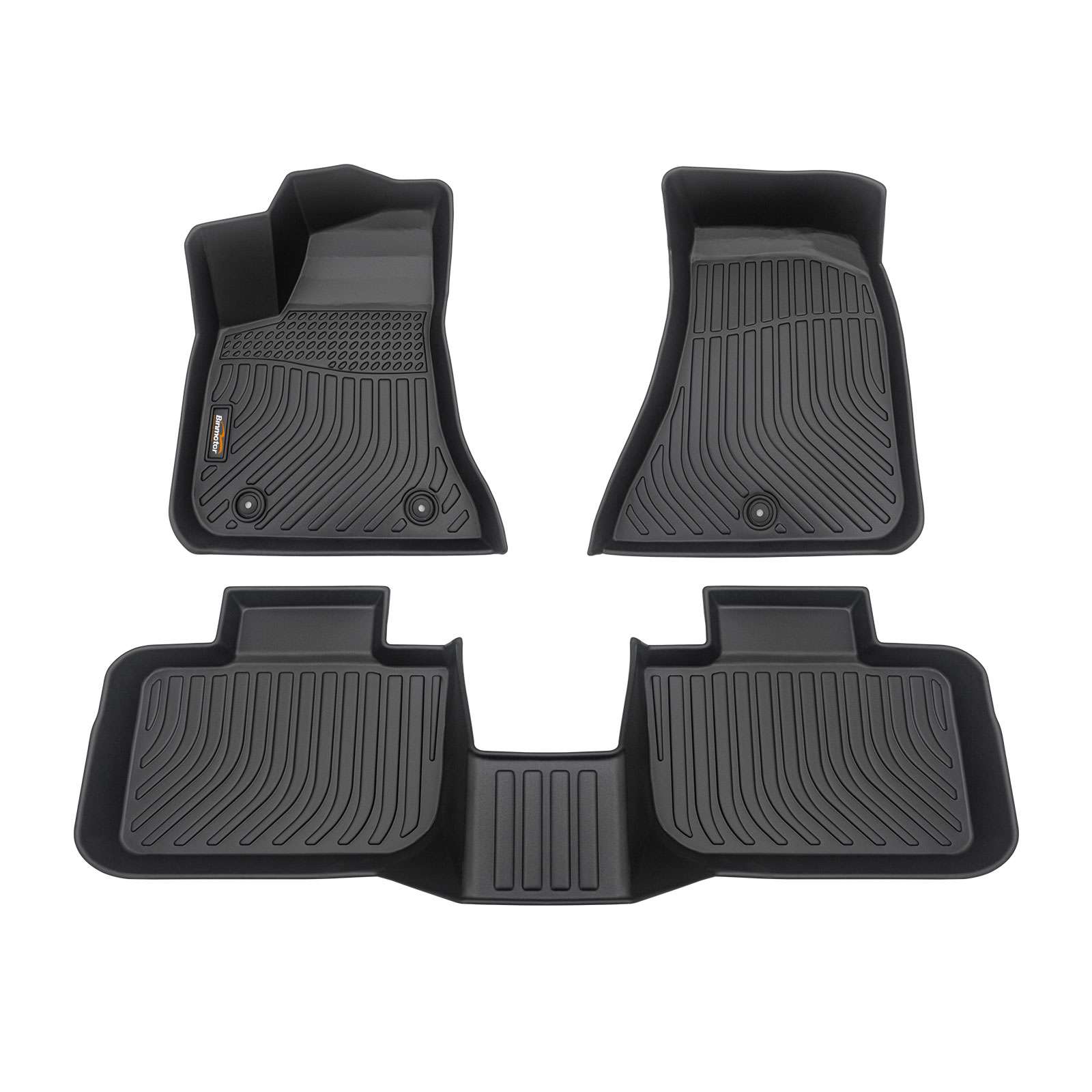 Binmotor All Weather Protection TPE Floor Mats for Ford Maverick 2024 ...